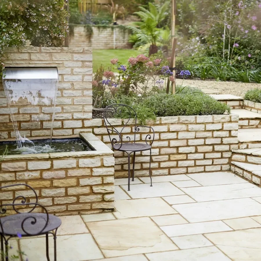 Fossil Mint Walling Sample | Natural Paving