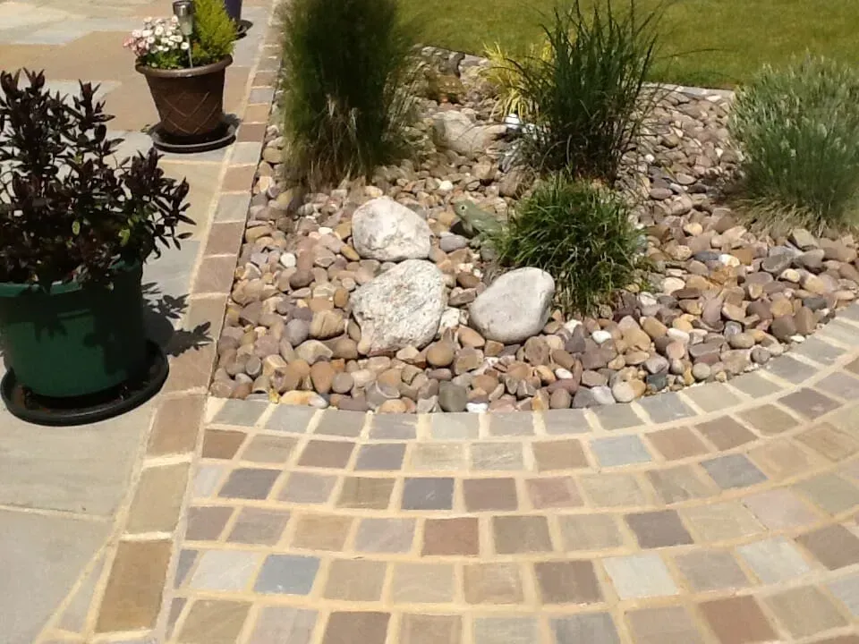 Multi Blend Cobble Sets | Natural Paving